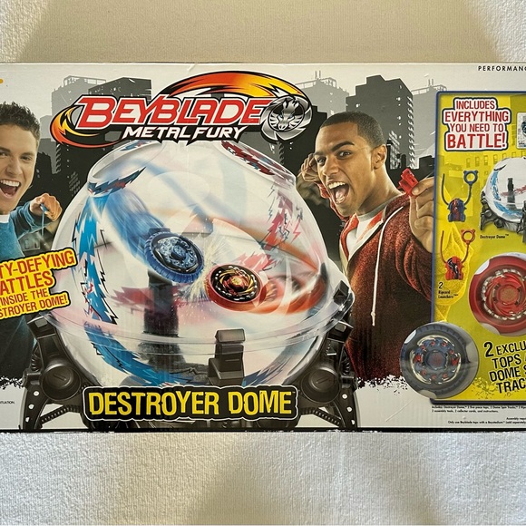 Hasbro | Toys | Beyblade Metal Fury Destroyer Dome Playset | Poshmark